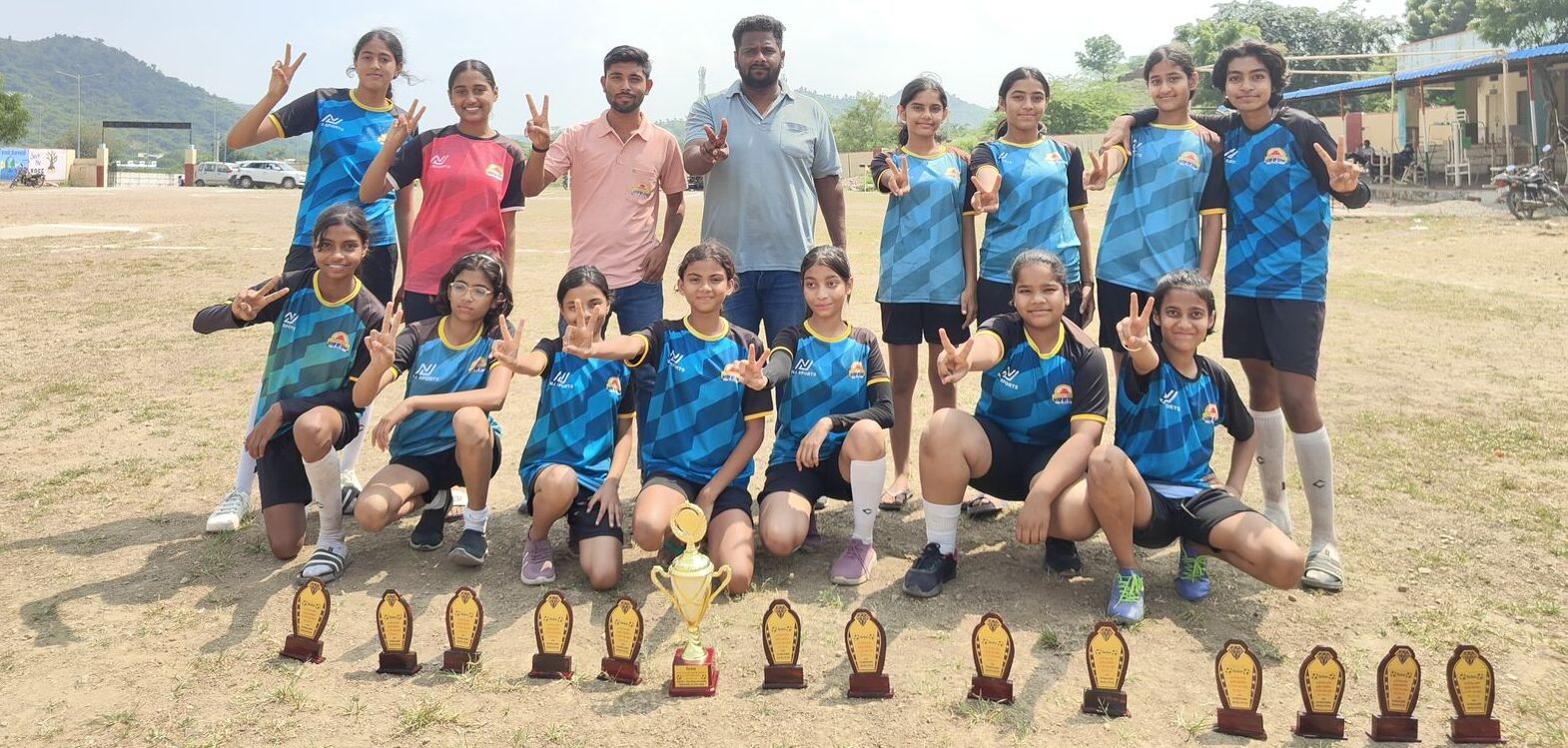 U14 Girls Football Team Crowned Udaipur Champions with 4-0 Victory at ...